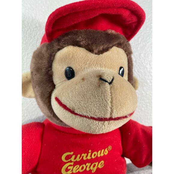 Curious George | Toys | Vintage Curious George Plush By Gund Red Shirt ...